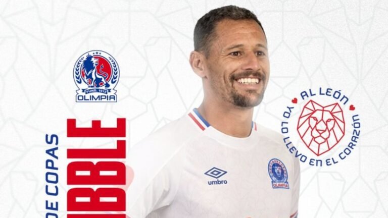 Olimpia anuncia el fichaje del delantero uruguayo Nicolás Dibble